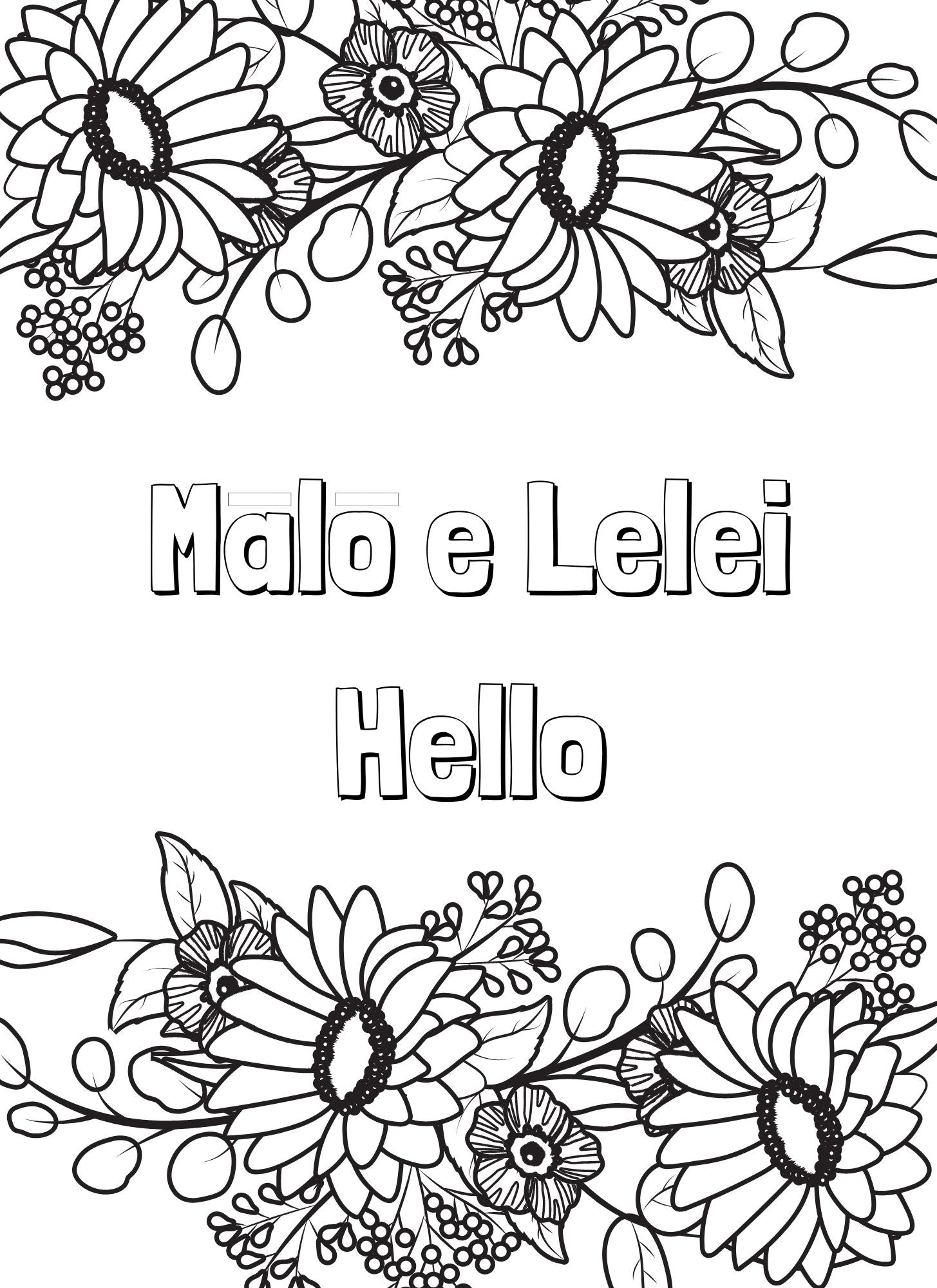 tonga country theme coloring pages