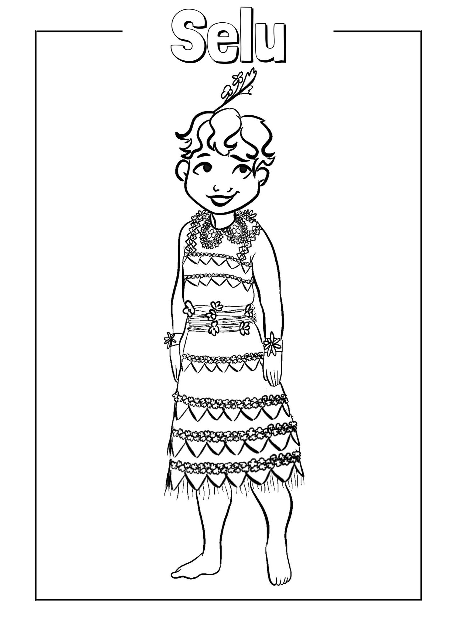 Digital Copy- My Little Tongan Coloring Book